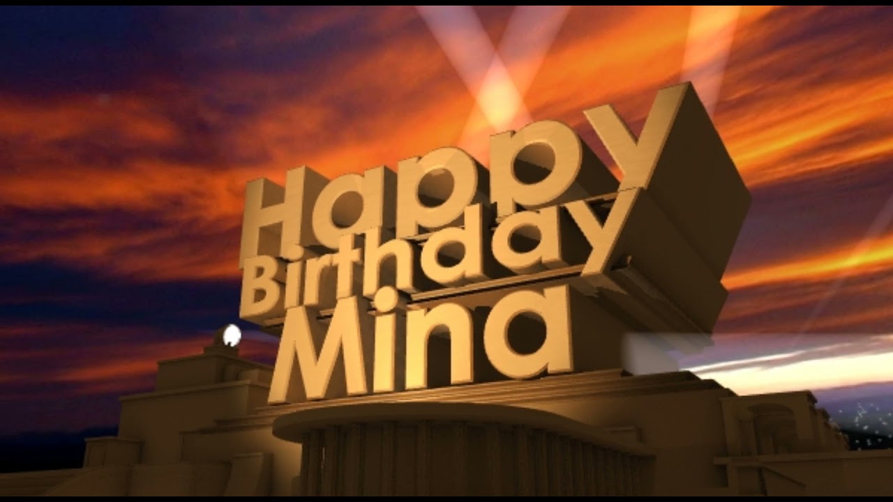 Happy Birthday Mina - YouTube