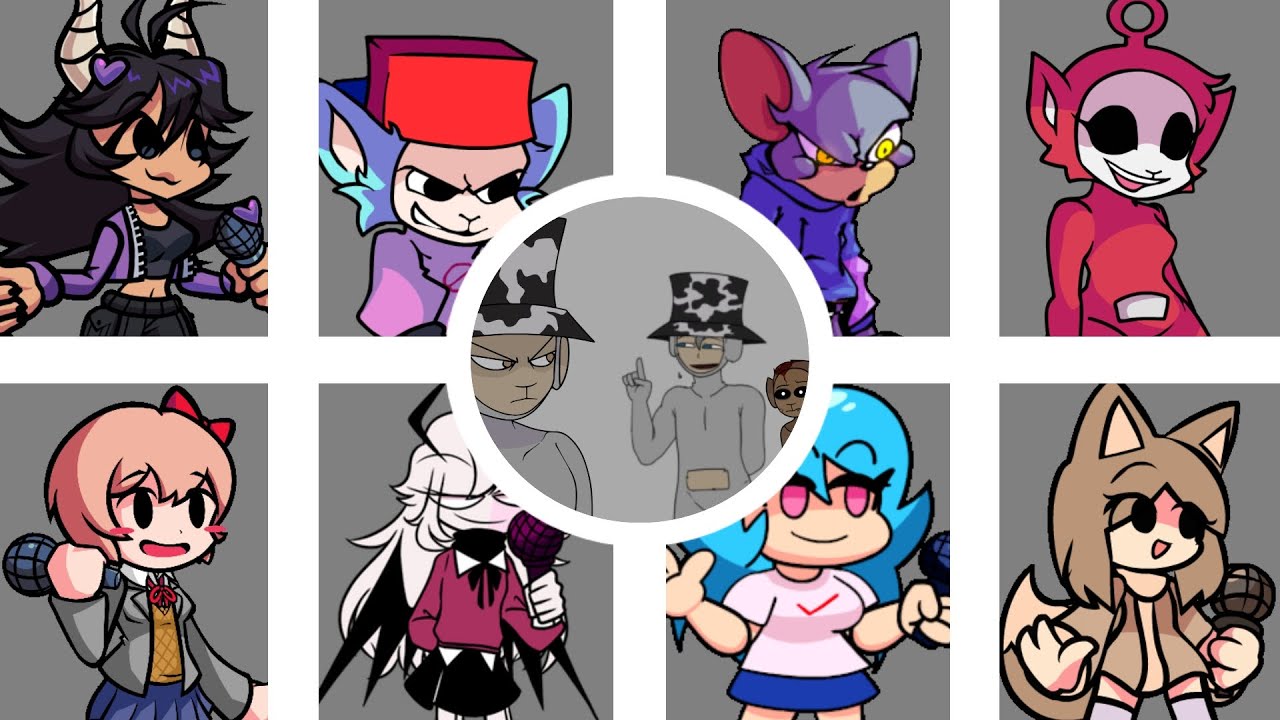 FNF Co Op Crossover but everyone sings it - Funkin In The Massacre ...