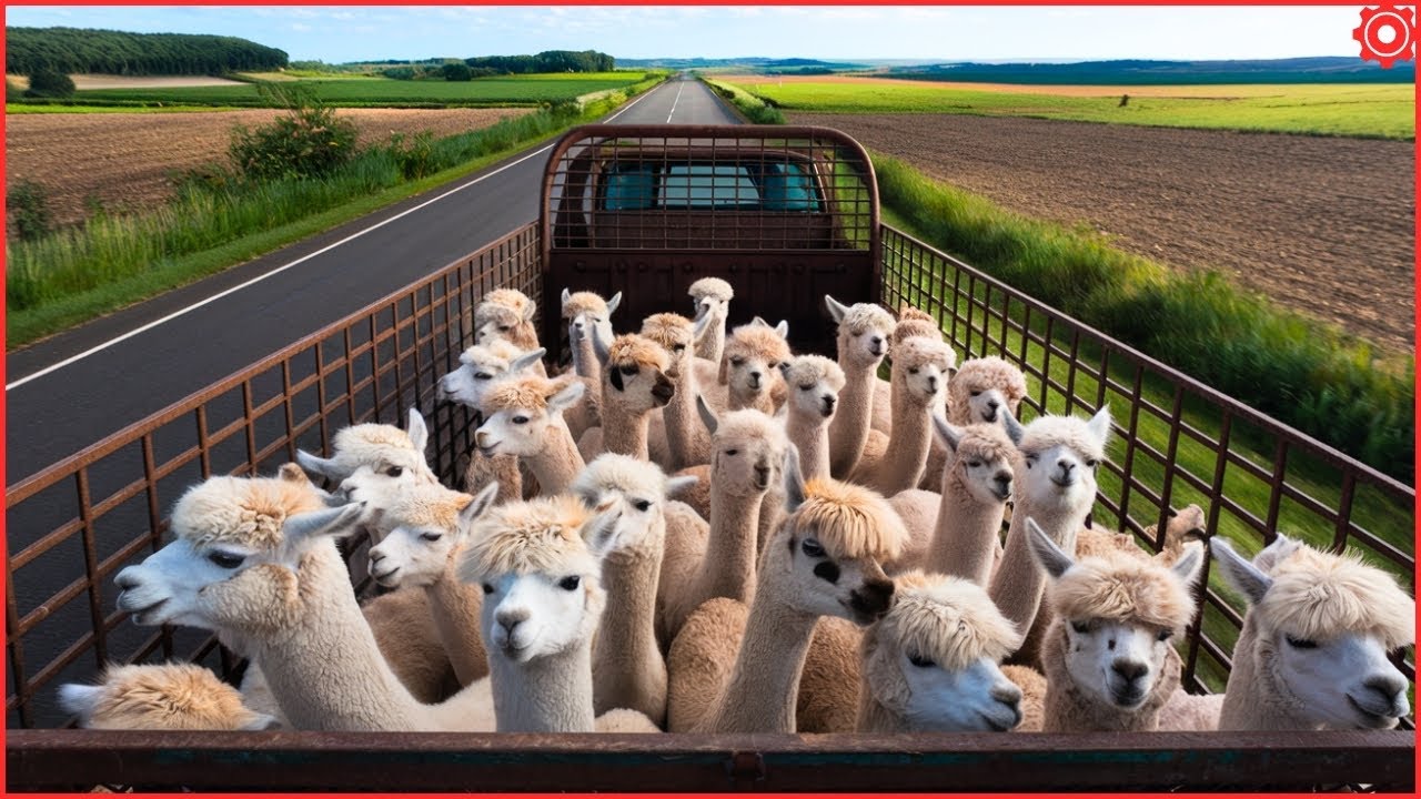 Transporting Millions of Alpacas This Way - The Biggest Heavy Machinery ...