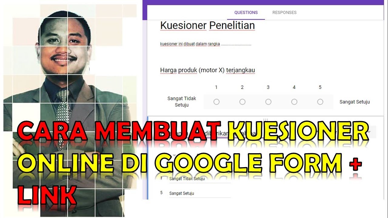 Cara Membuat Kuesioner Online Melalui Google Form - YouTube