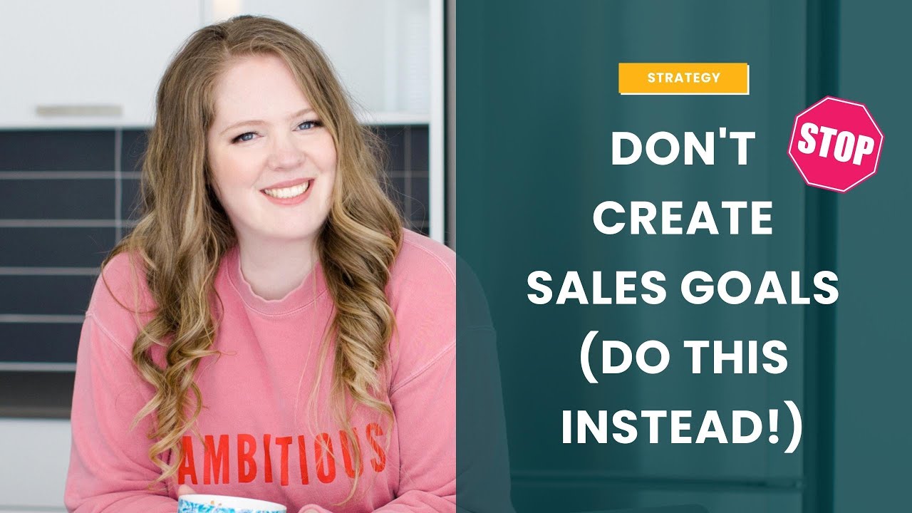 Create Sales Systems (Not Goals) - YouTube