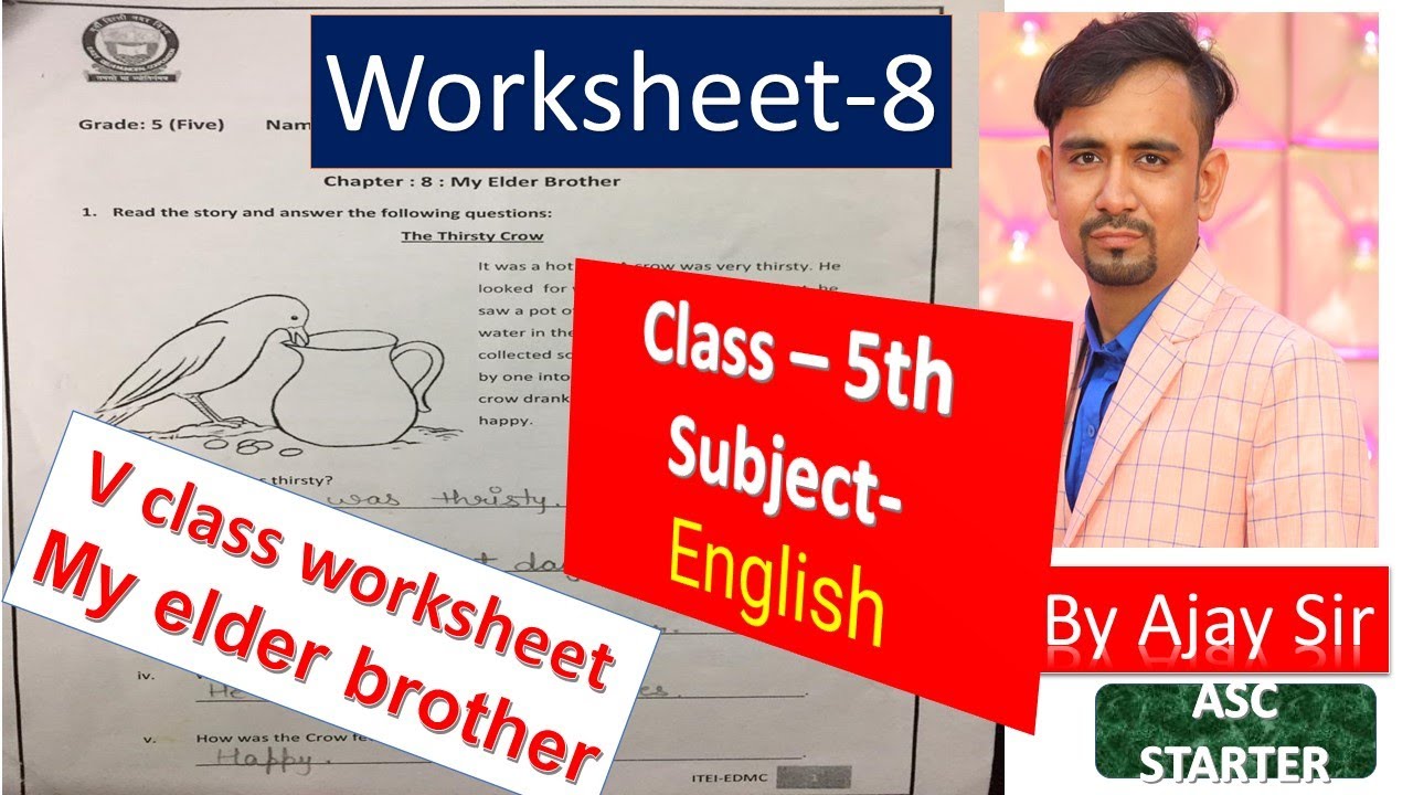 Worksheet 8 Class 5 English For Other Worksheet Check Description worksheet-8-class-5-english-for-other-worksheet-check-description