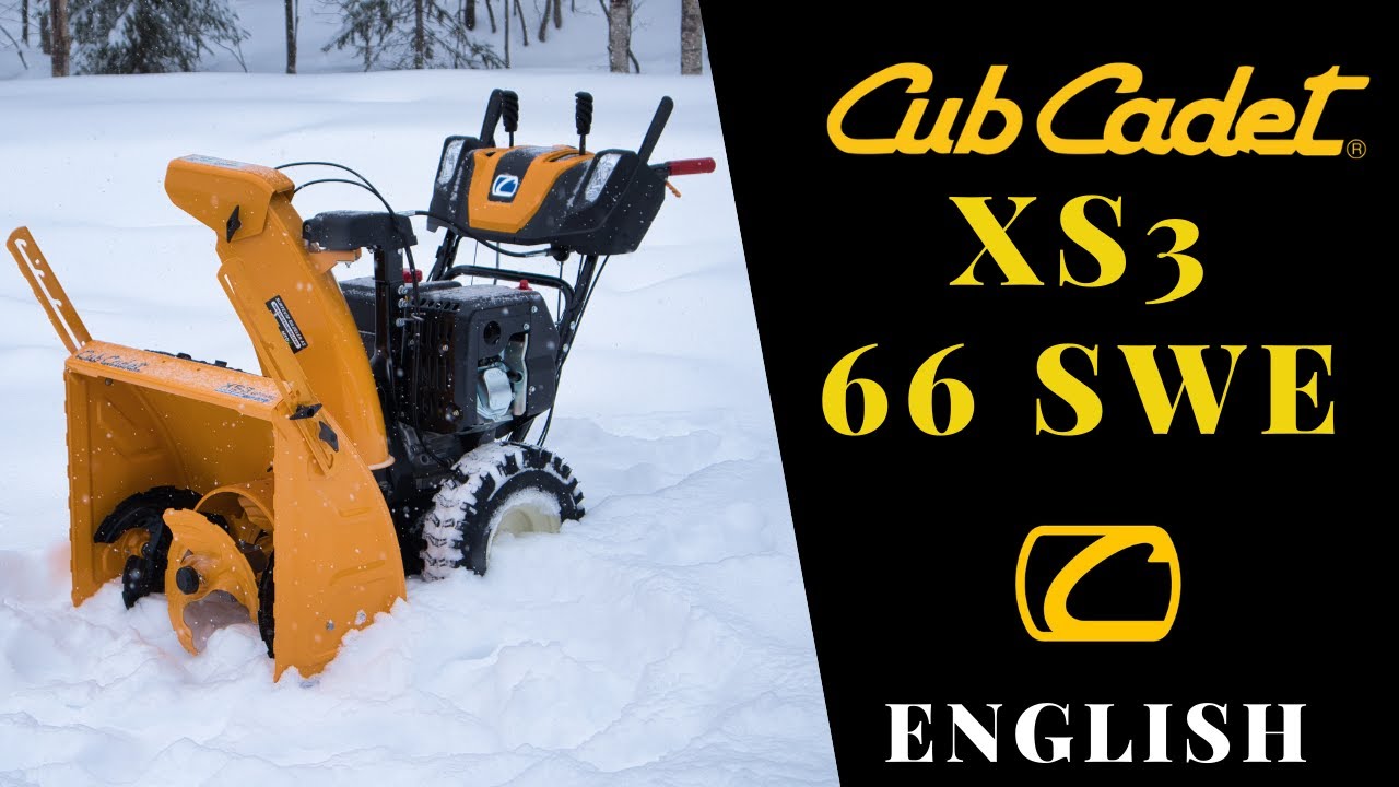Cub Cadet XS3 66 SWE Snow Blower - 3 Stage Technology - Pure Power ...