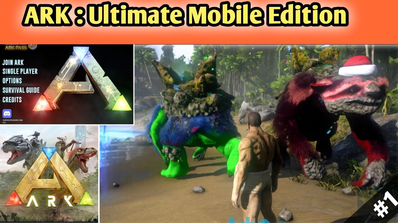 ARK MOBILE finally OFFICIAL LAUNCH | 1st gameplay Hamla Gaming - YouTube