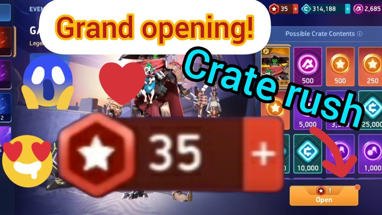 Grand opening of crates in mech arena! #trending #mecharena # ...