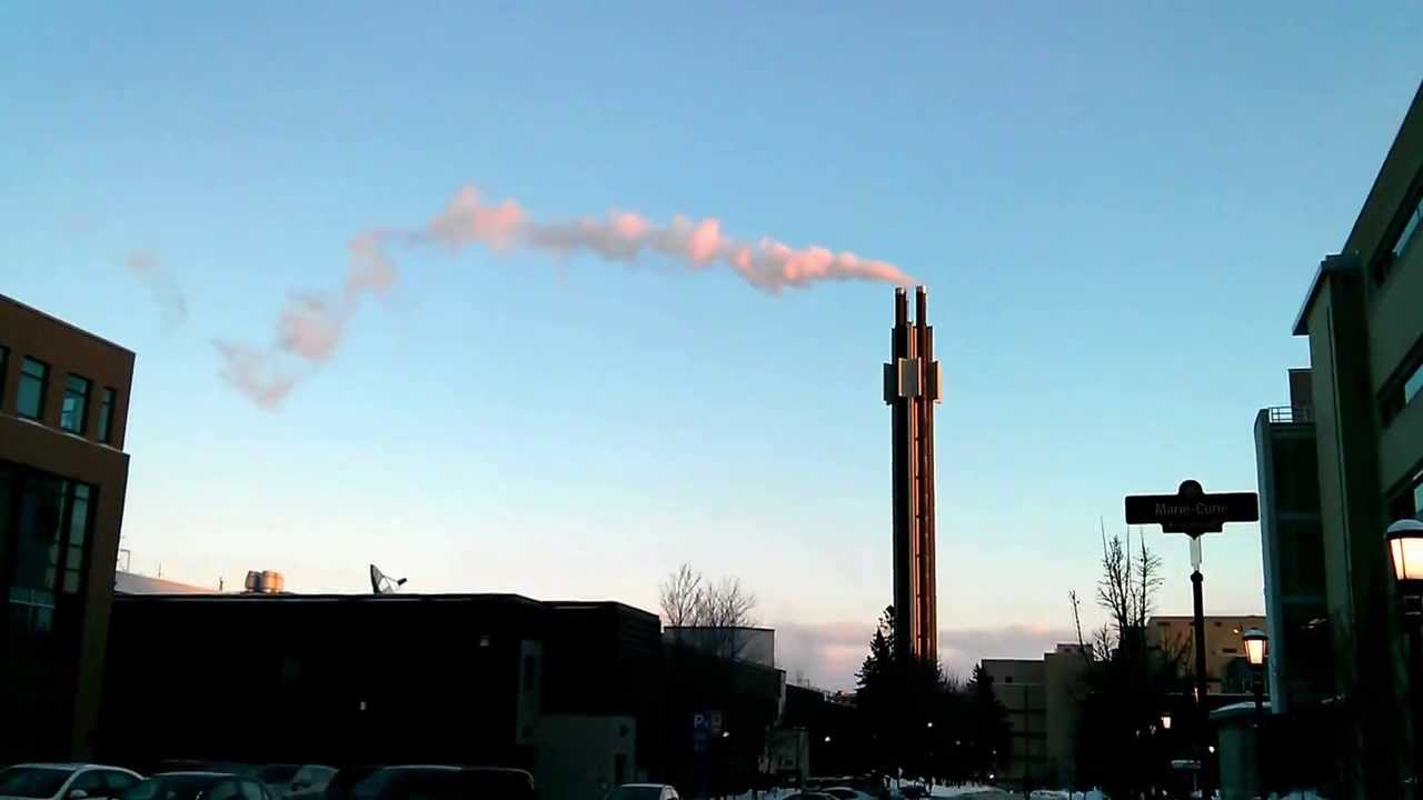 Turbulent diffusion of a smoke plume - YouTube