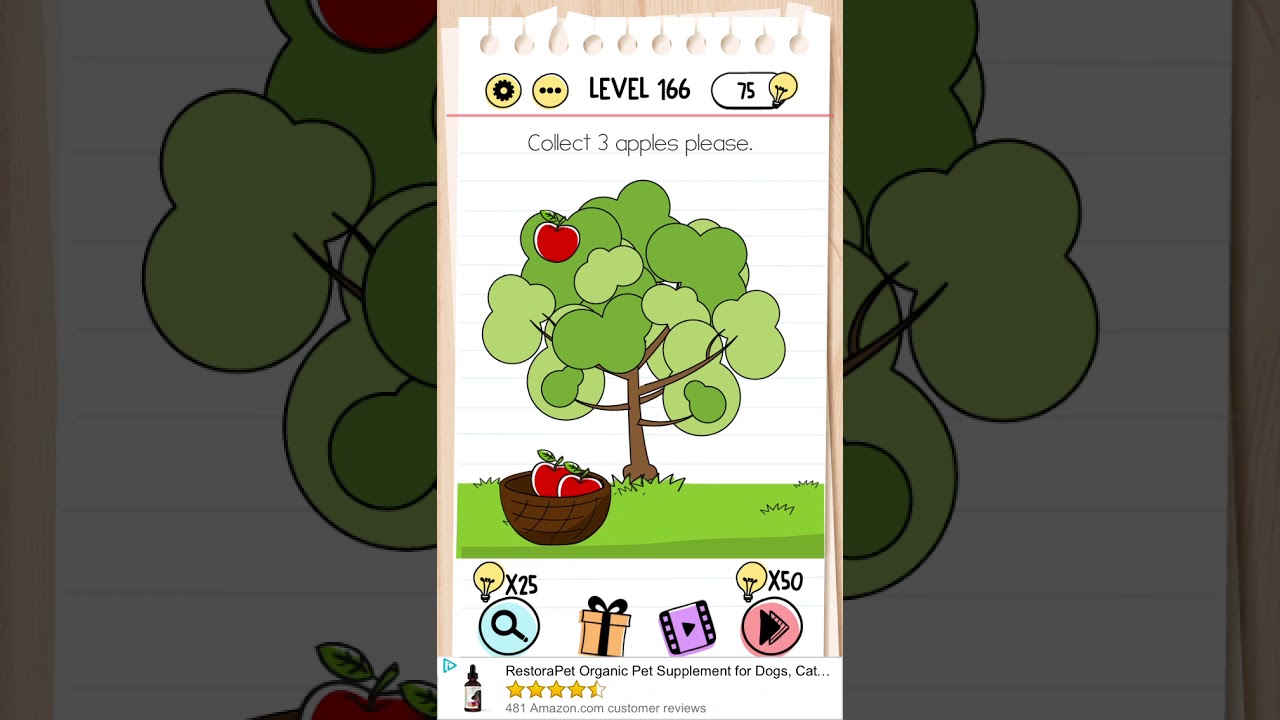 Brain Test Walkthrough Level 166 - YouTube