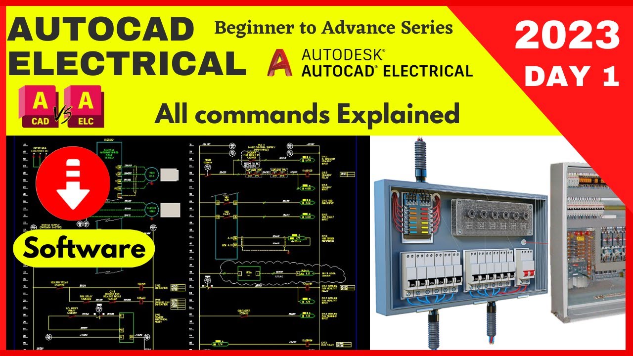 AutoCAD Electrical Tutorial in Hindi | Day 1 | Beginner to Advance ...