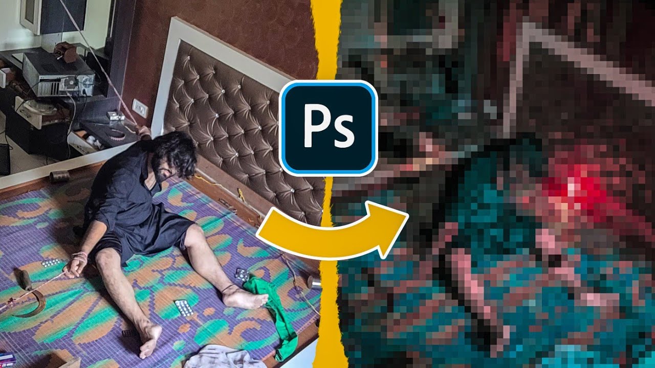 I Turn Myself into Possessed Djinn in Photoshop - YouTube