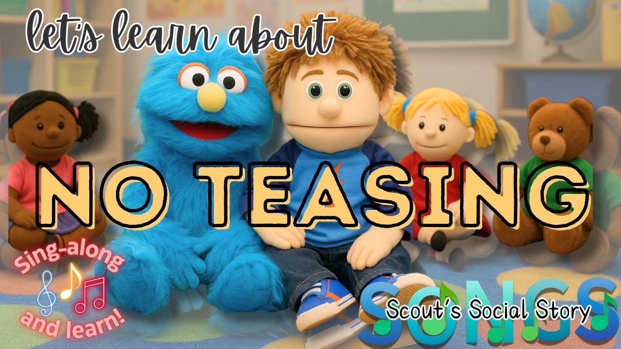 No Teasing Song | Social Story about No Teasing and How to respond to ...