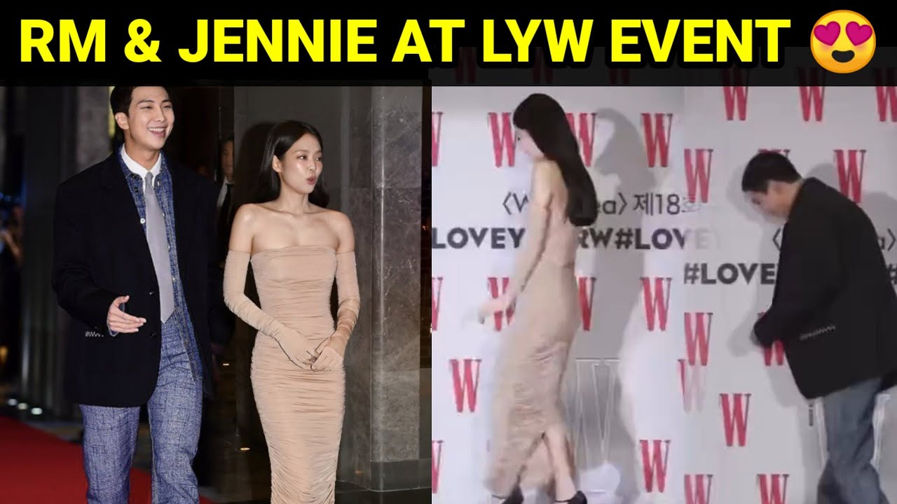 BTS RM & Jennie At LYW 2023 Event 😍 | Jennie RM Together - YouTube
