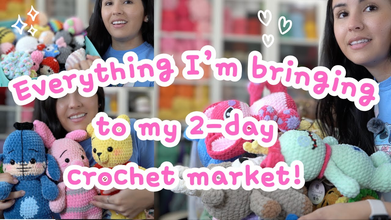 2 - Day Market Inventory 🧸 - What I made for my crochet market this ...