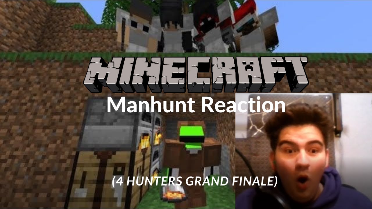 Minecraft Manhunt Dream VS 4 hunters Grand Finale Reaction/Analysis ...