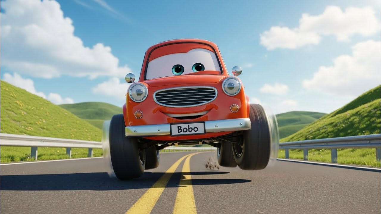 The Bobo Car Song 🚗🎶 | Fun Vehicle Nursery Rhyme for Kids | 3D Animated ...
