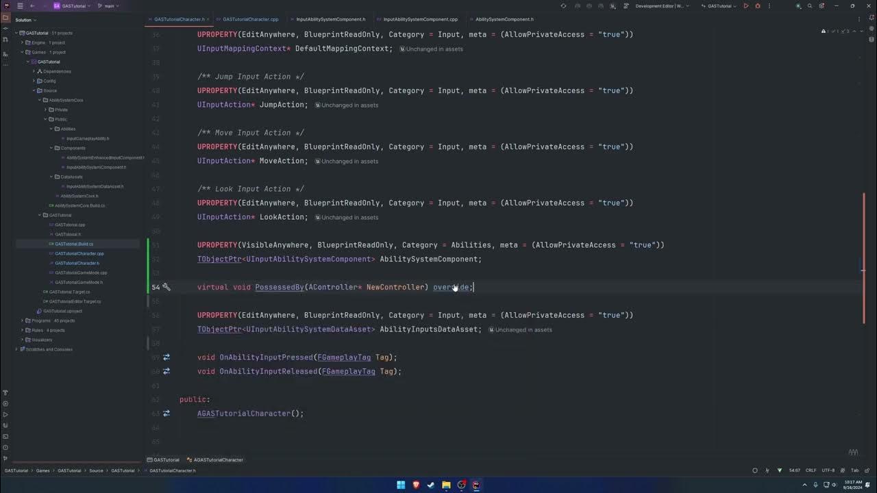 Unreal Engine Gameplay Ability System Prerequisites #7: Add Ability ...