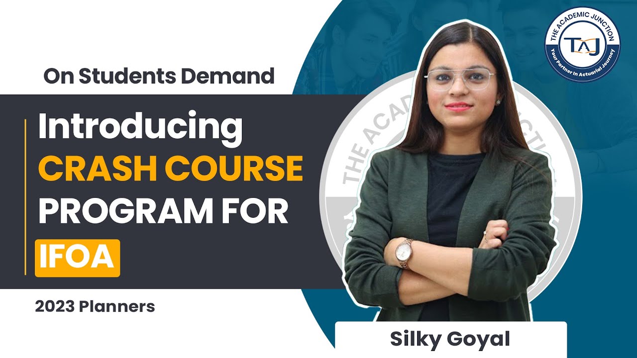 Introducing Crash Course Program for IFOA 2023 Planners | The Academic ...