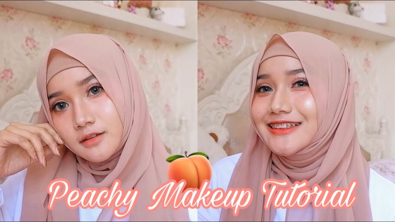 PEACHY MAKEUP TUTORIAL "ALA KOREA" - 3CE Lip Tint & Jafra Blush On Demam - YouTube