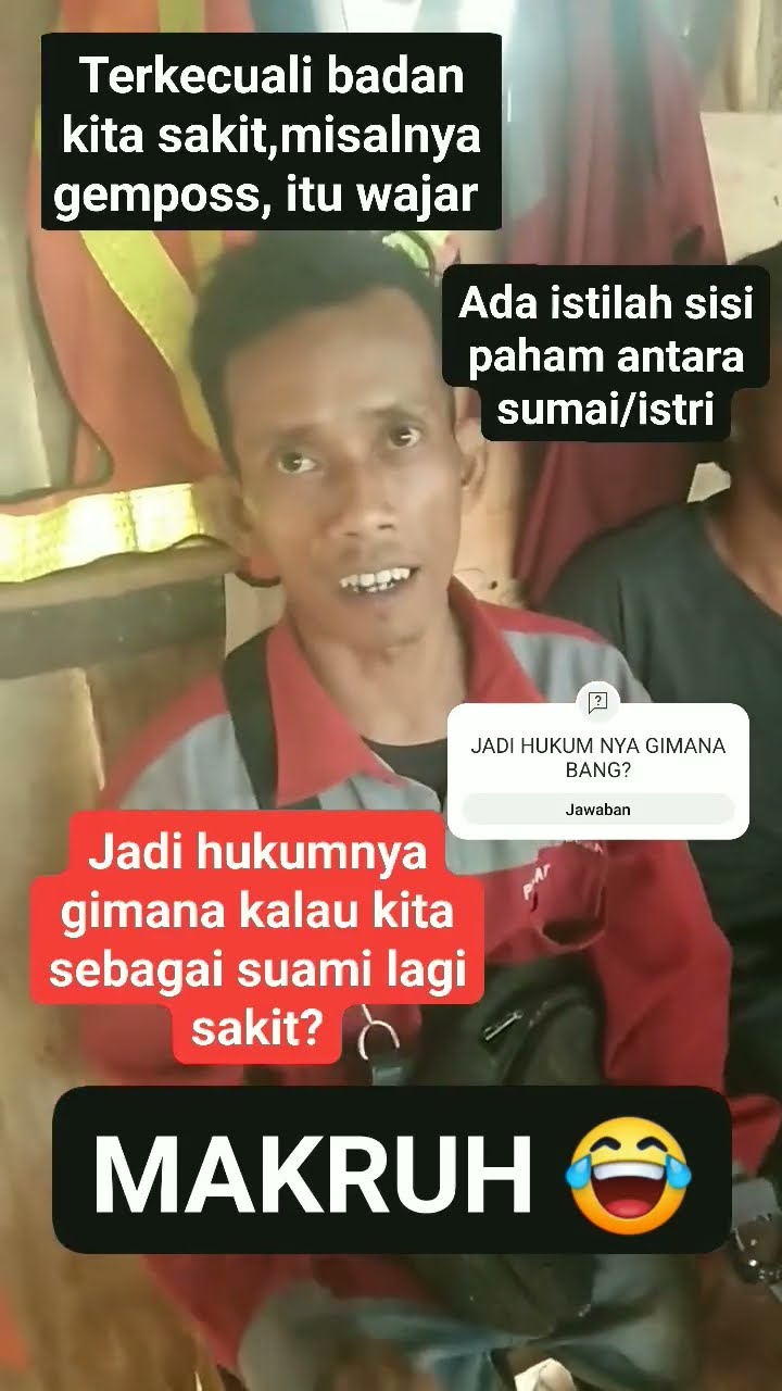 HUKUM makan uang istri, Jika suami SAKIT #youtubeshorts #meme #lucu # ...