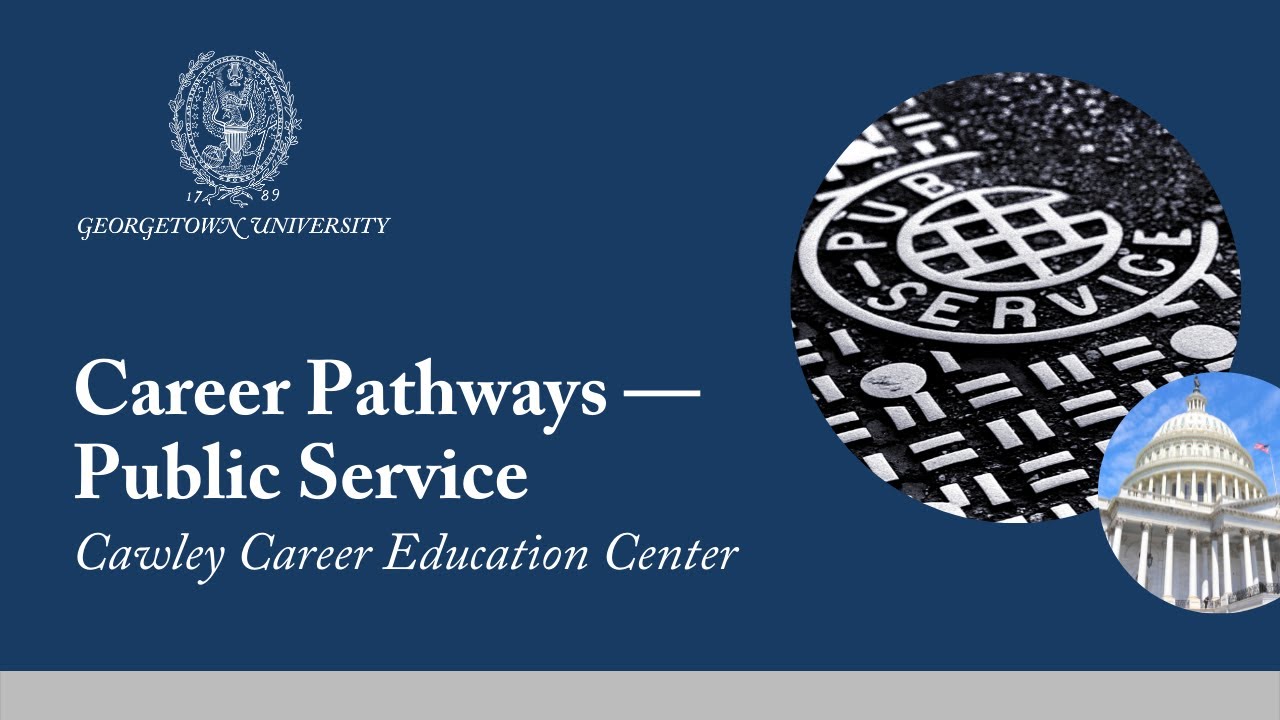 Career Pathways Week Five — Public Service - YouTube