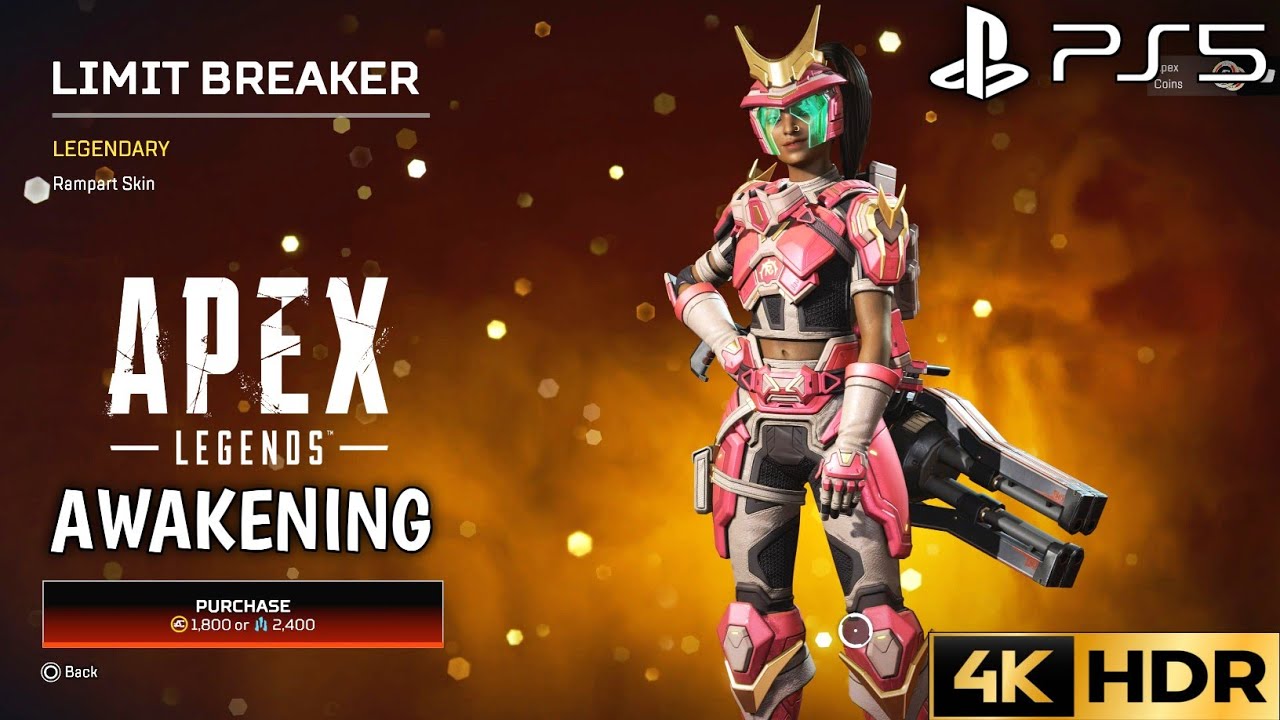 Limit Breaker Rampart Skin Apex Legends Rampart Skin |Rampart Skin Apex ...