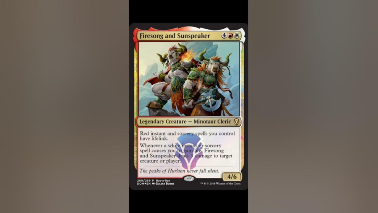 Random Commander of the Day #3! Firesong and Sunspeaker! #commander # ...