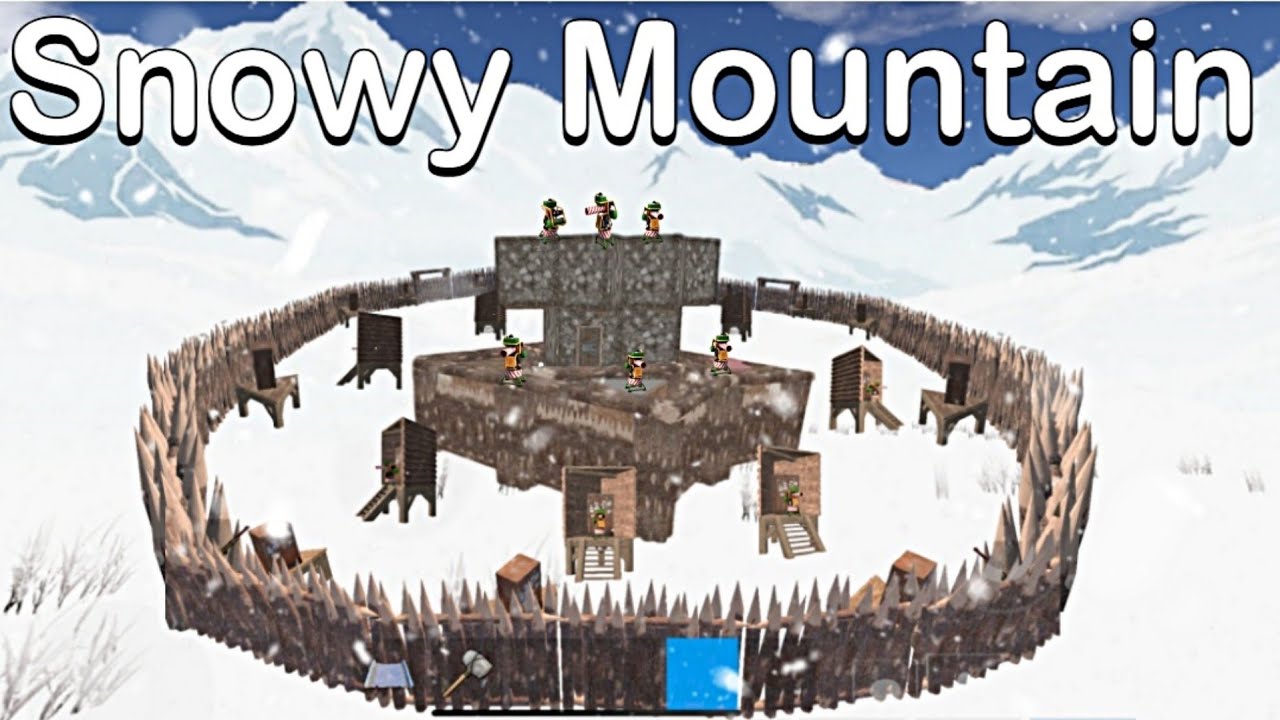 Living on a Snowy Mountain | Oxide Survival Island #gaming #rust - YouTube