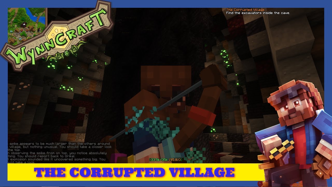 The Corrupted Village Quest | Wynncraft Episode 35 - YouTube