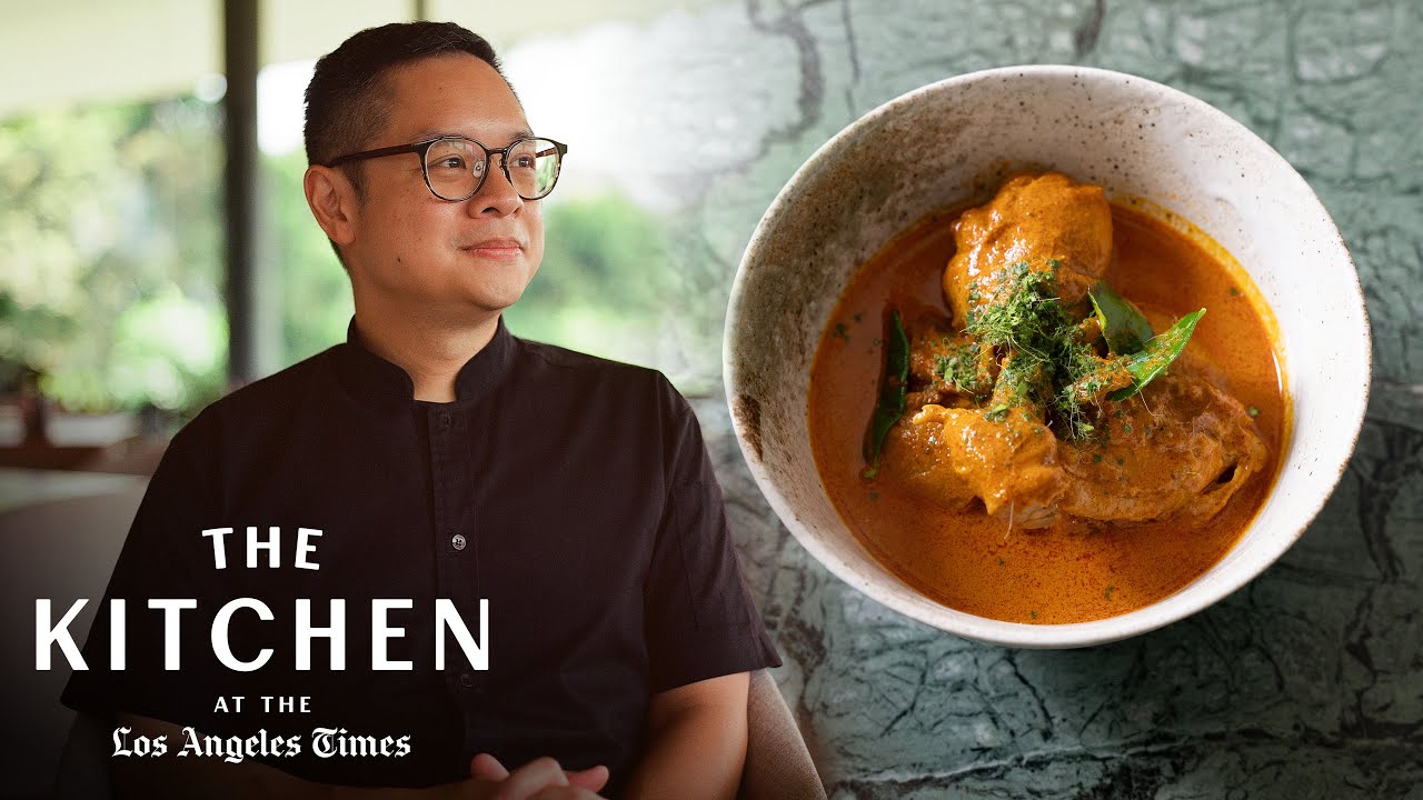 In Singapore, Chef Malcolm Lee makes his Mum's Chicken Curry | The Kitchen at the Los Angeles ...