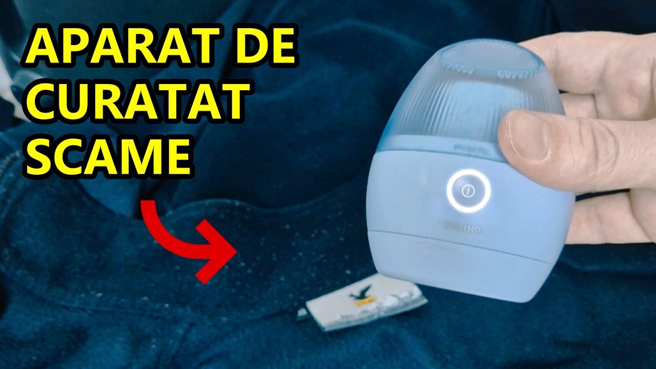 Aparat de Curatat Scame Philips | Unboxing si Test Real - YouTube