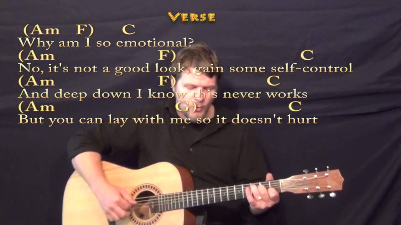 Stay With Me (Sam Smith) Fingerstyle Guitar Cover Lesson with Chords ...