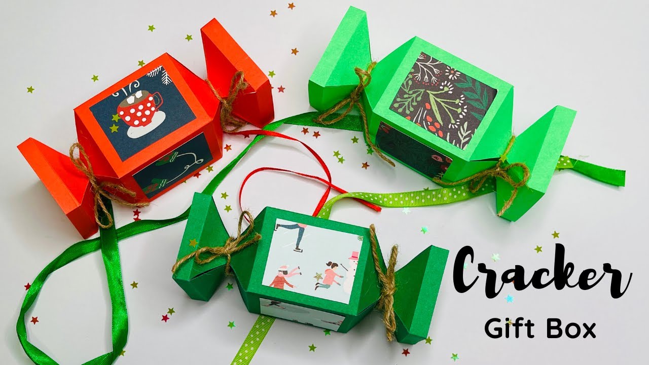Cracker Gift Box | Gift Wrapping Ideas - YouTube