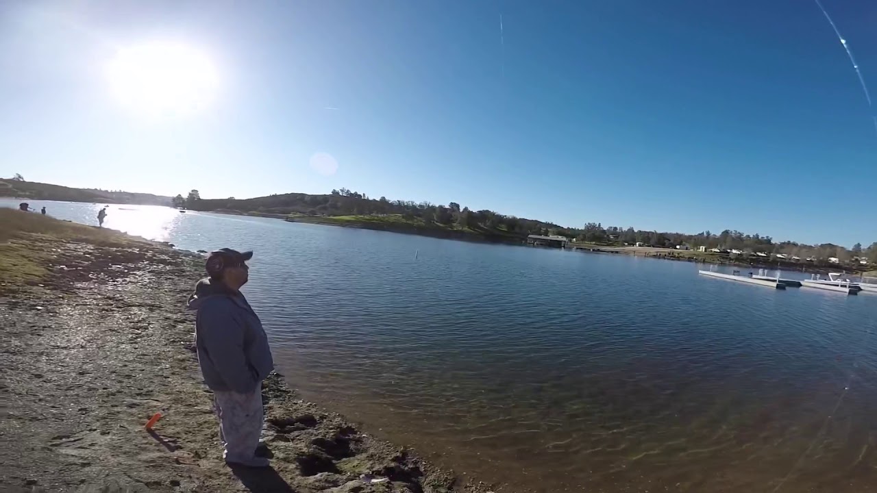 Lake pardee trout - YouTube