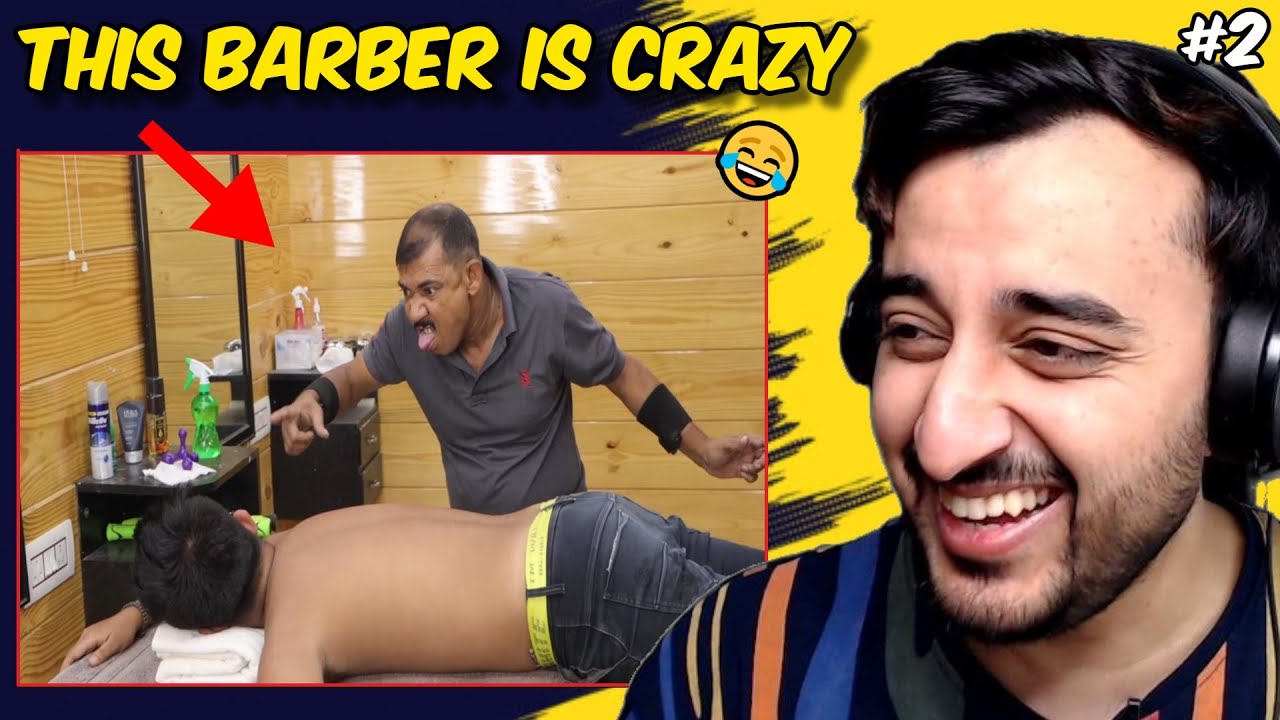 Weird Crazy Barbers (Can't Stop Laughing) #2 || Aamer's Den - YouTube