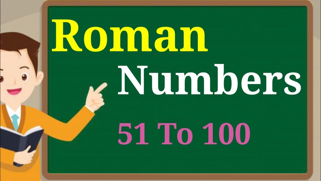 Roman Numerals 51 To 100 Kids Learning 51 To 100 Roman Numbers roman-numerals-51-to-100-kids-learning-51-to-100-roman-numbers