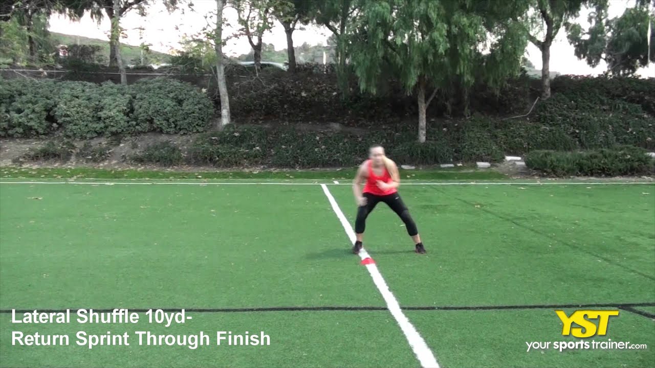 Sprint To Lateral Shuffle