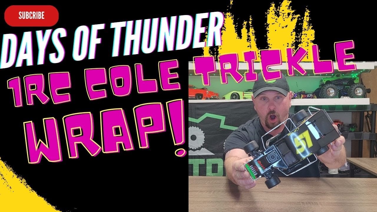 Wrapping a 1RC remote control race car DAYS OF THUNDER style. Its ...