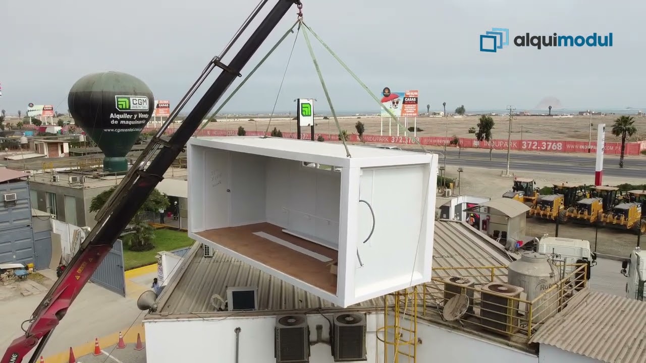 Montaje Módulo prefabricado - CGM Rental - YouTube