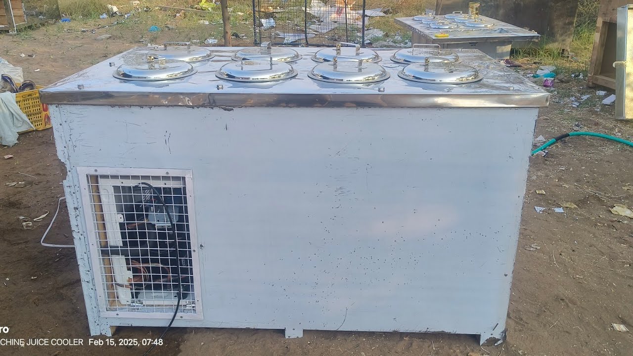 8cans fruitjuice machine juice cooler NAGASANJEEVA INDUSTRIES GPR 24 ...