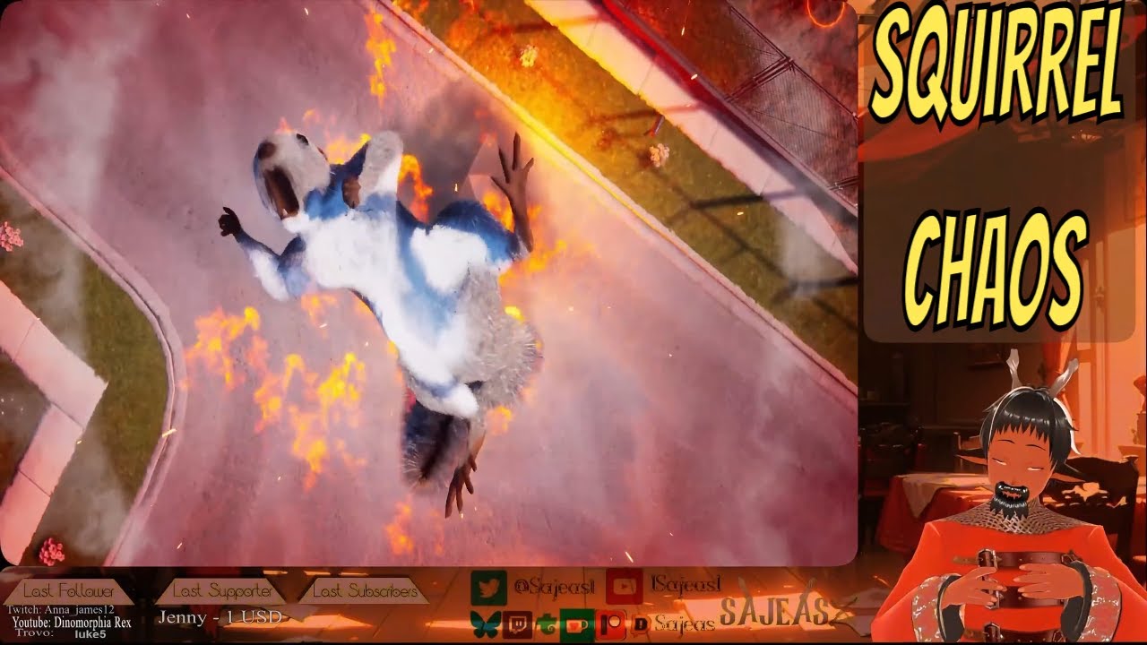 Vtuber Live Reaction to Squirrel With A Gun Launch Trailer | FGS ...