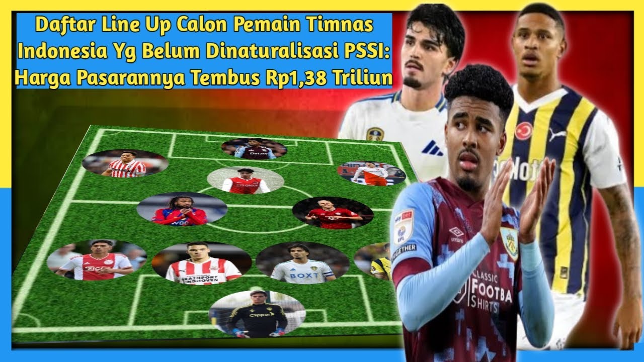 Daftar Line Up Calon Pemain Timnas Indonesia yang Belum Dinaturalisasi ...