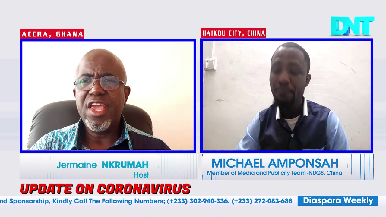 COV!D -19 UPDATE WITH MICHAEL AMPONSAH IN CHINA - YouTube