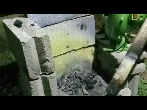 Peleburan Dengan Arang Slag / Terak Melogamkan Material Pasir Batu ...