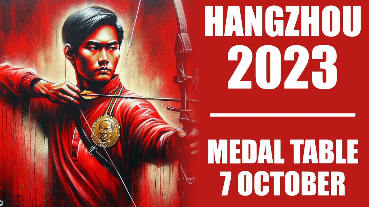 2023 Asian Games Hangzhou | Medal Table | 7 October (Day 14) # ...