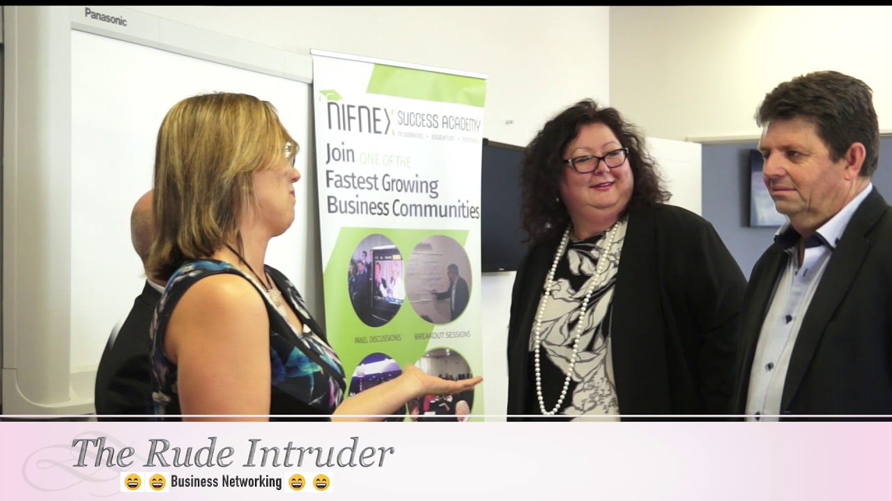 Funny Business Networking Mistake 1: The Rude Intruder - YouTube