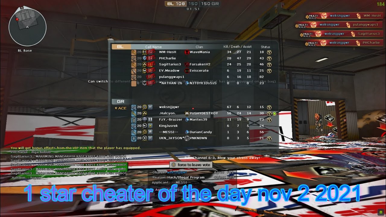 Crossfire PH ign: weksnjjqwr 1 star na cheater - YouTube