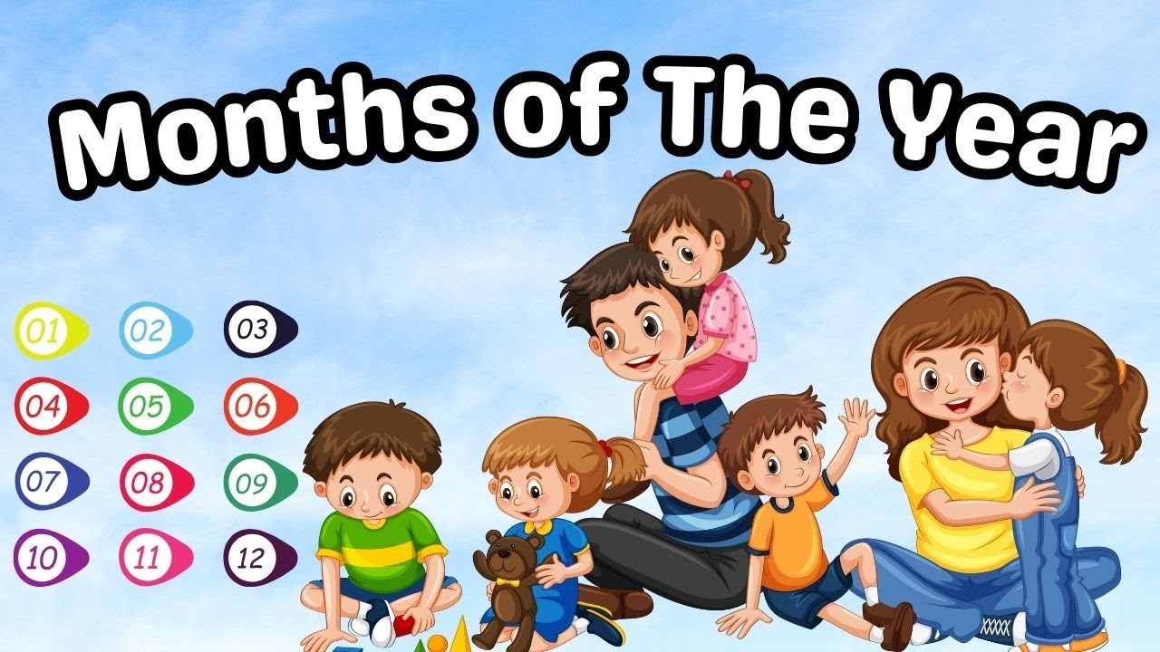Months of the year | Kids Vocabulary | Funny with Bunny - YouTube