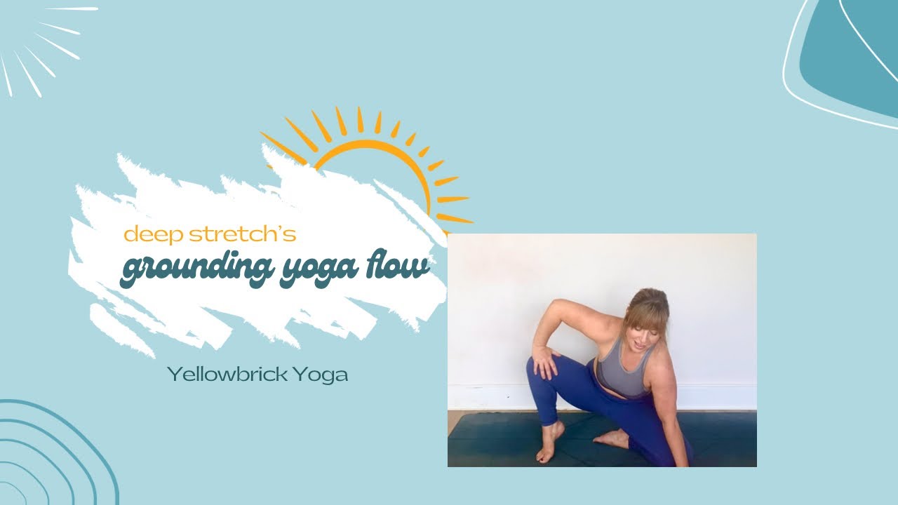 Grounding yoga flow for a deep release - YouTube