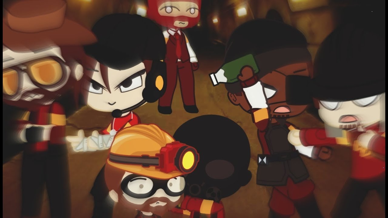 Daily routine of team fortress 2 characters || gacha club idea - YouTube