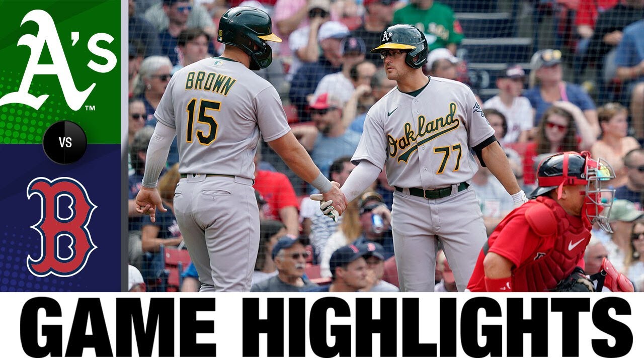 Athletics vs. Red Sox Game Highlights (6/16/22) | MLB Highlights - YouTube