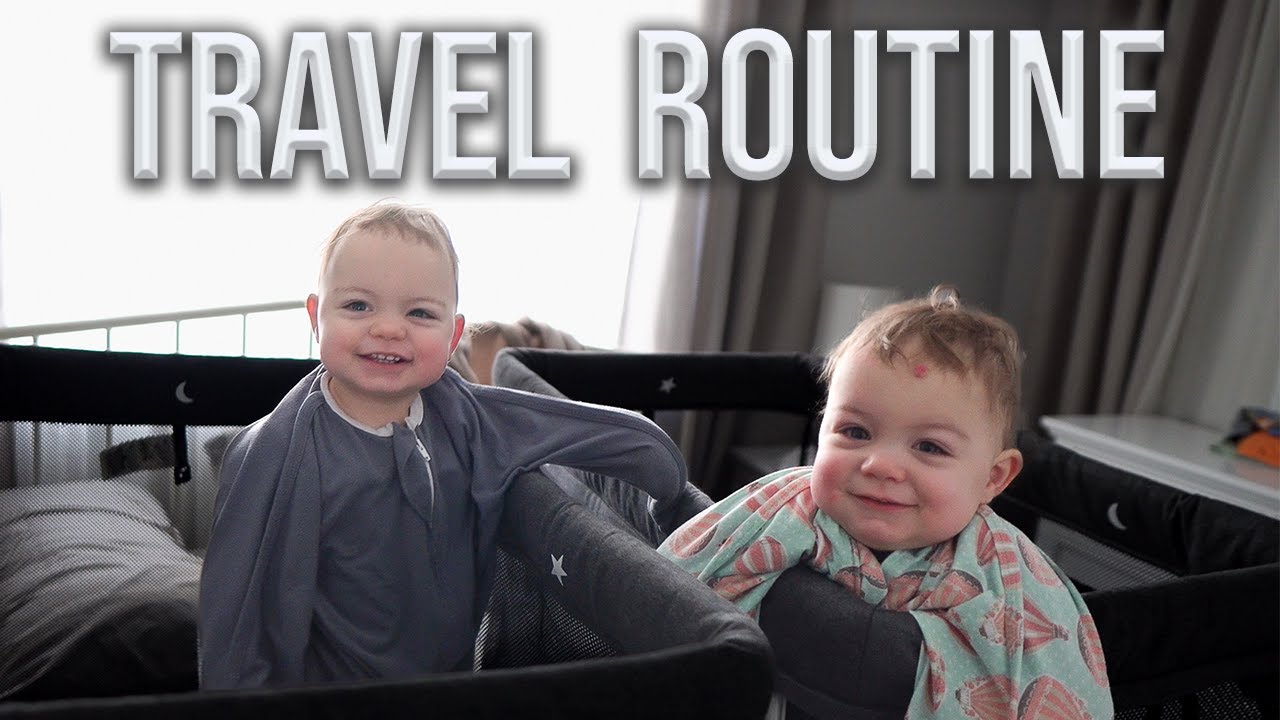 Twin Toddler Daily Routine While on Vacation - YouTube